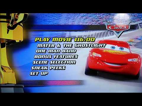 Cars 2006 dvd menu