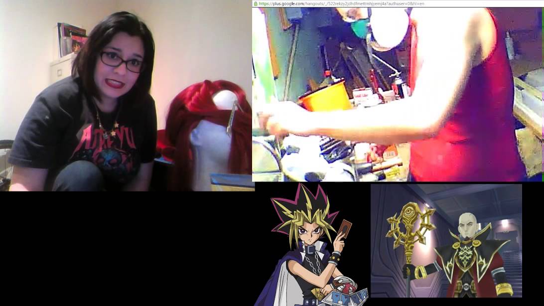Make It Sew Cosplay Live Stream: Brute Staff and Yami Yugi wig - YouTube