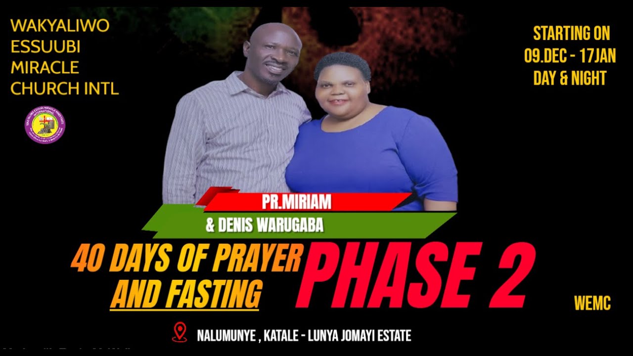 FRIDAY OVERNIGHT SERVICE | MIN.JOSEPHINE NAMATA | 40 DAYS OF PRAYER & FASTING | PHASE 2 | DAY 40 ...