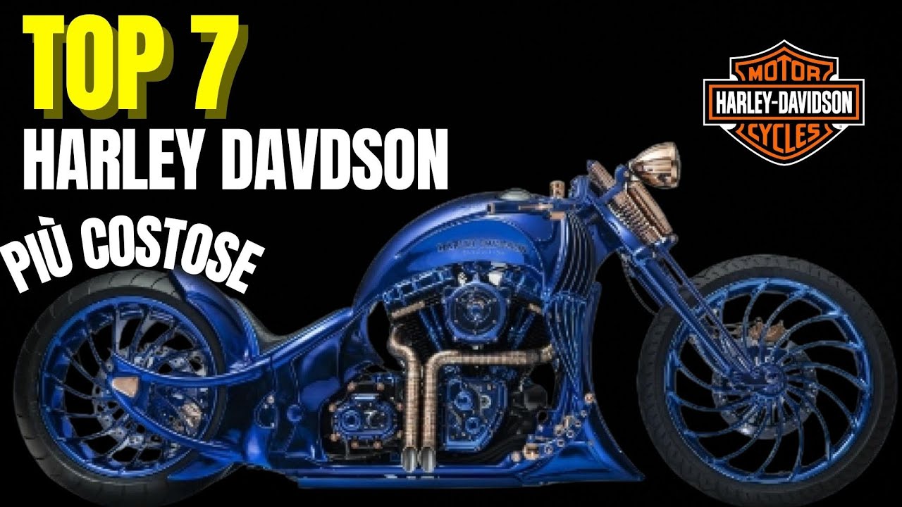 LE 7 HARLEY DAVIDSON PIÙ COSTOSE DEL MONDO 💰 Lusso Sfrenato - YouTube