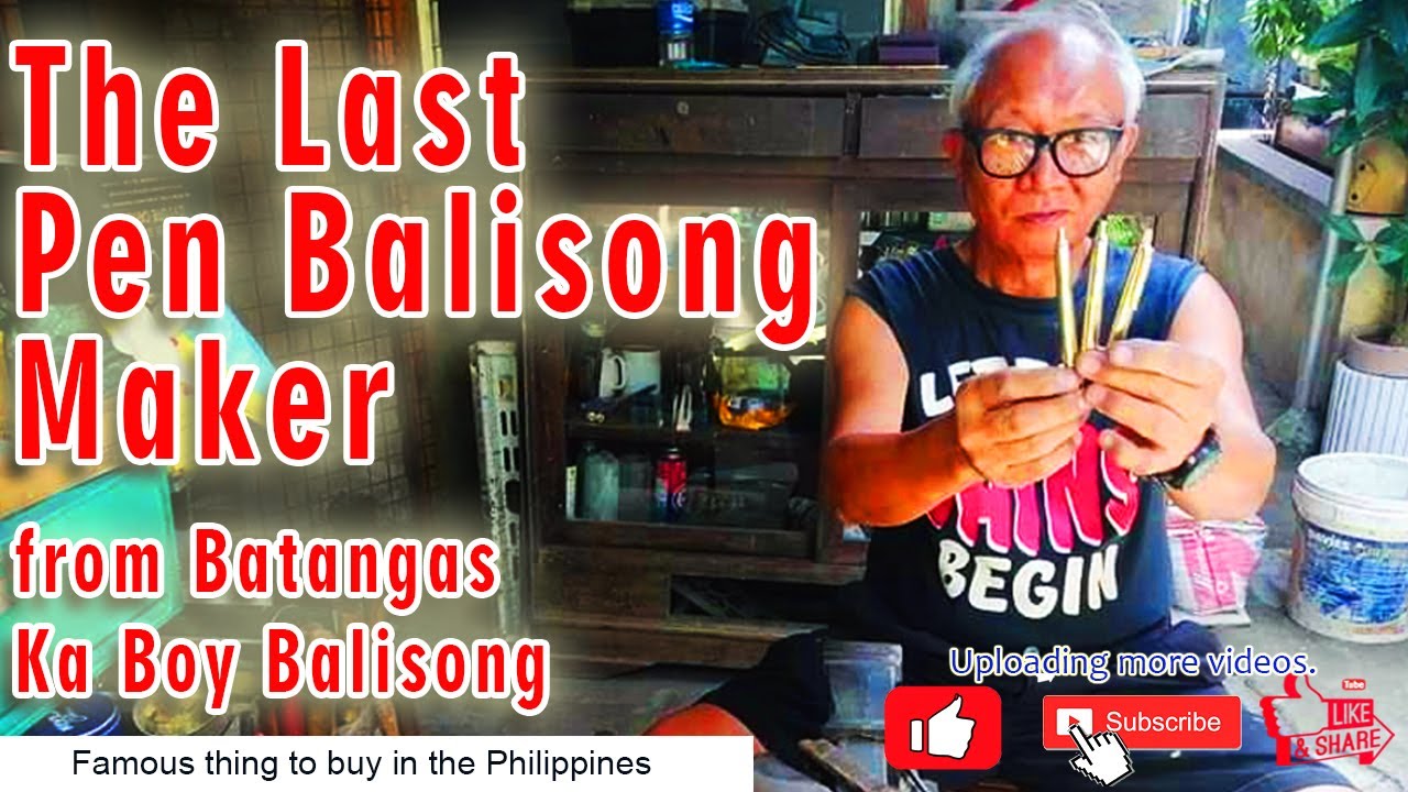 THE LAST PEN BALISONG MAKER FROM BATANGAS: KA BOY BALISONG ( Penbali ...