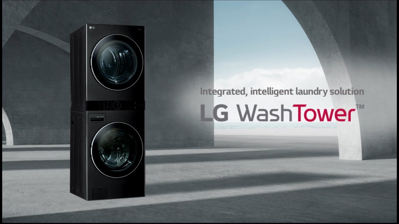 LG WashTower™ : Integrated, Intelligent laundry solution - 6s - YouTube