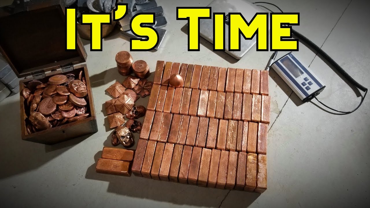 Scrapping Copper Bullion Bars - CASHING In my Stack! #copper #money # ...