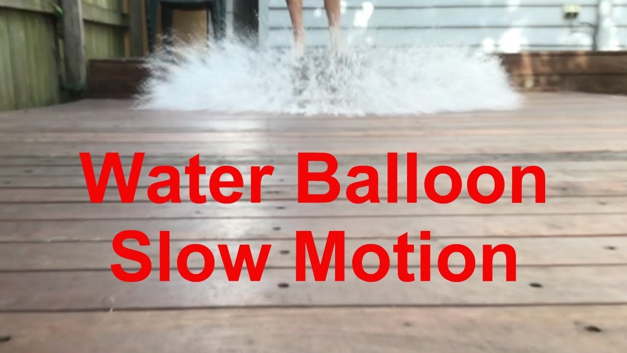 Water Balloon Slow Motion - YouTube
