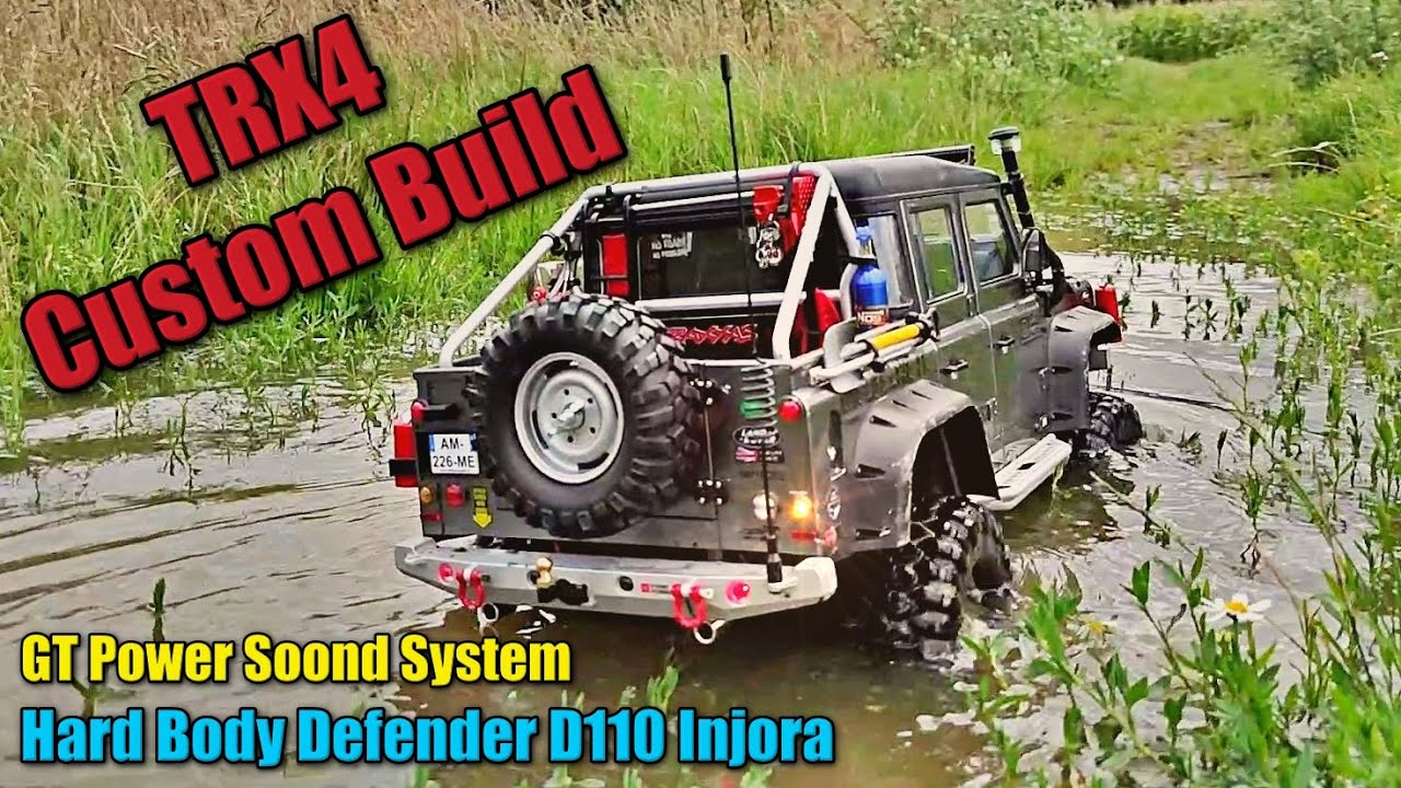 TRAXXAS TRX4 Defender D110 Hard Body Injora crawler Full Custom in the ...