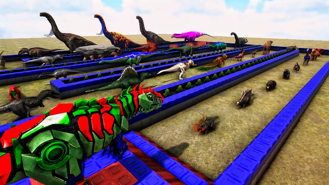 Wild Tek Giganotosaurus Deathrun | ARK Dinosaurs Deathrun | - YouTube