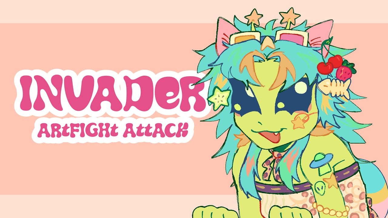 ARTFIGHT ATTACK !! INVADER MEME - YouTube