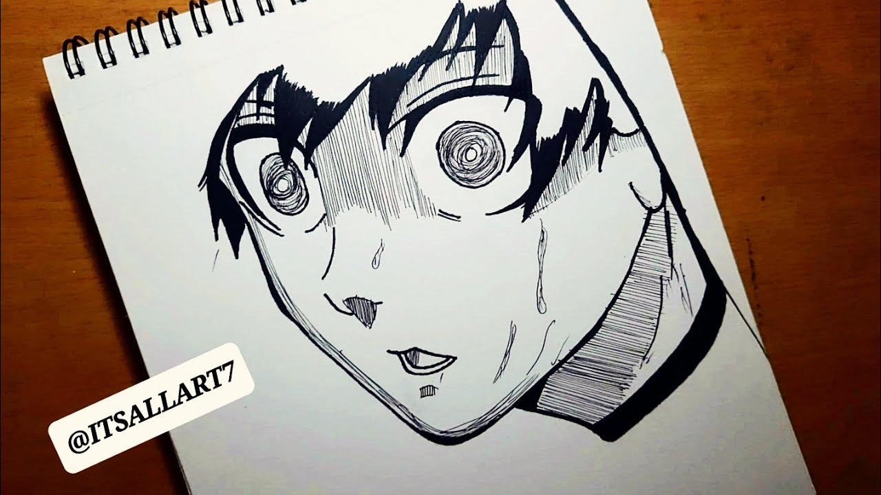 how to draw isagi yoichi from blue lock easy/how to draw isagi yoichi ...