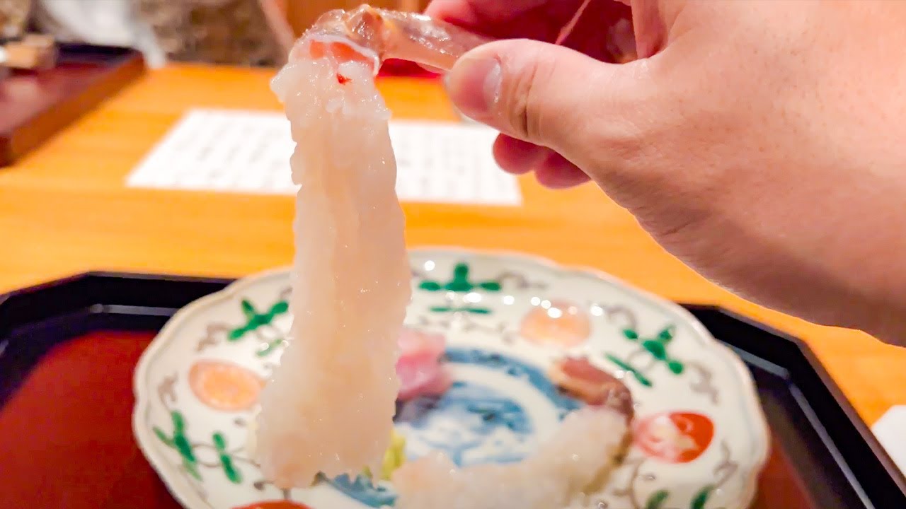 【Japanese food】$273 The best Japanese restaurant in Japan「甲殻類と私 すがの ...