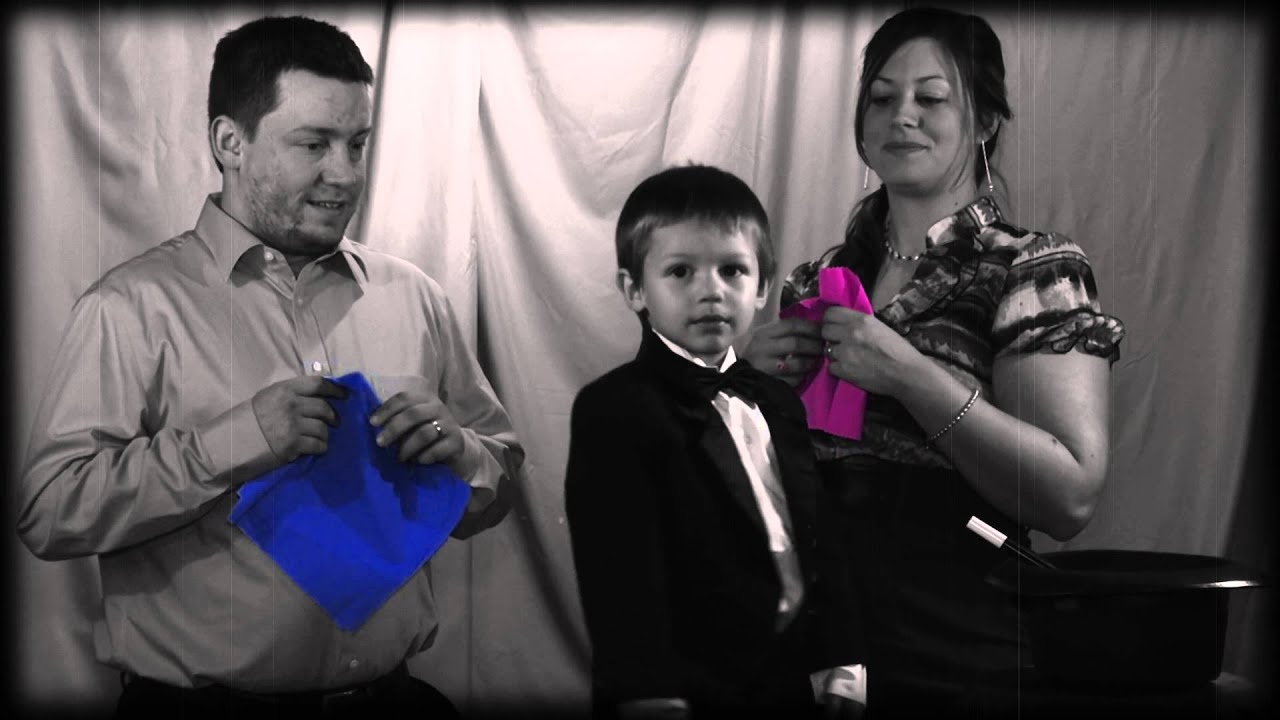 Gender Reveal Magic Show - YouTube