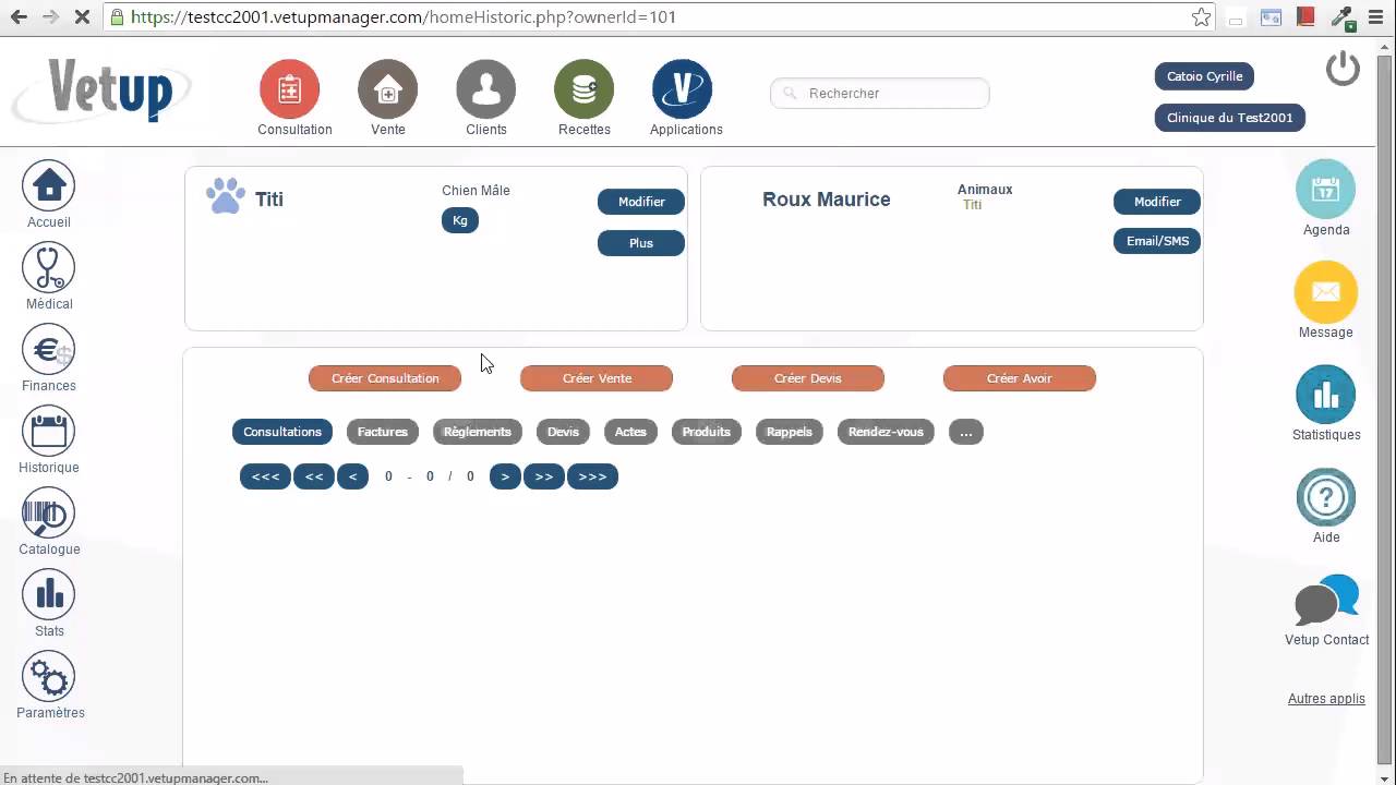 Vetup Tutoriel #1 : création de votre première consultation (Logiciel ...