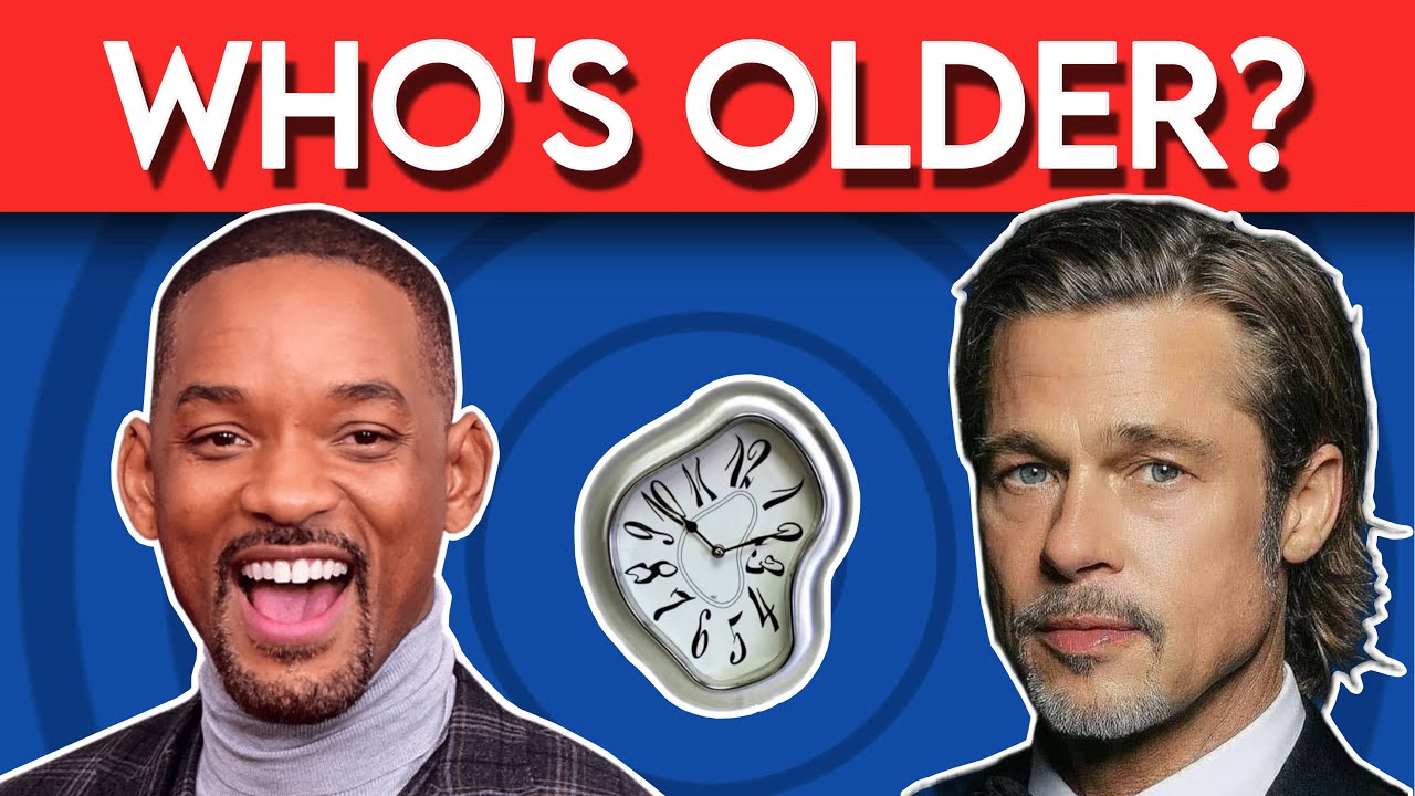 Guess Who's Older - Celebrity Quiz - YouTube