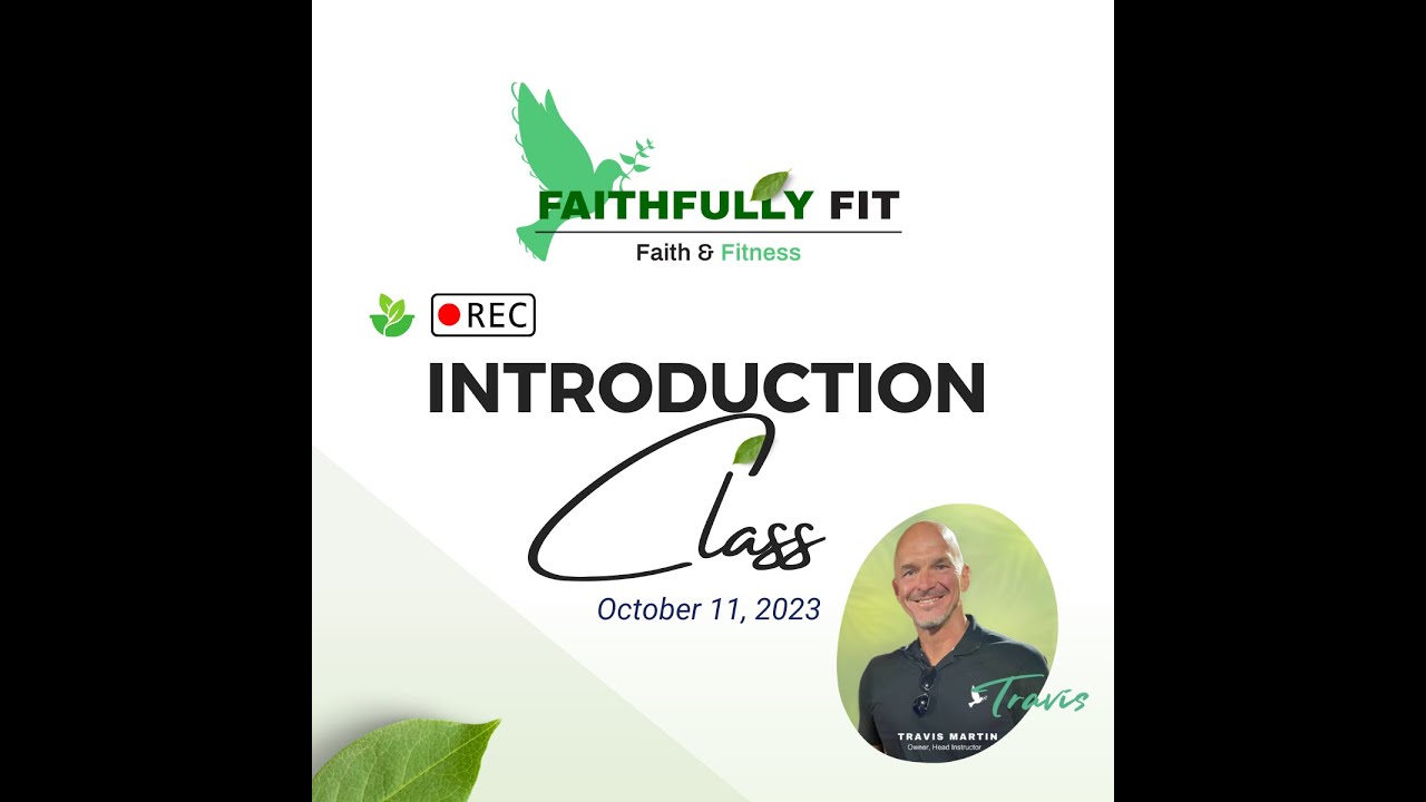 Faithfully Fit Introduction October 11, 2023 - YouTube