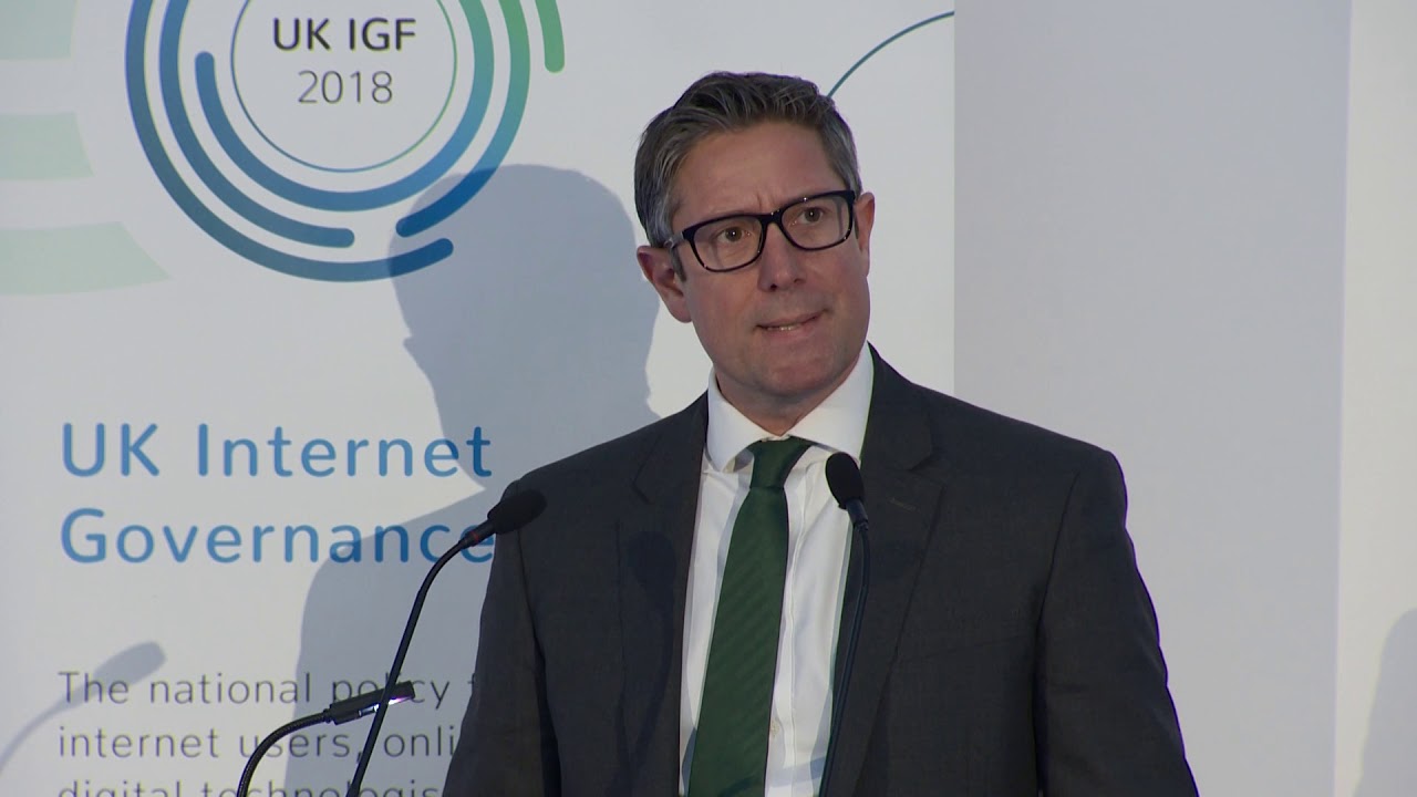 UK IGF 2018 - Opening remarks Russell Haworth, CEO, Nominet - YouTube