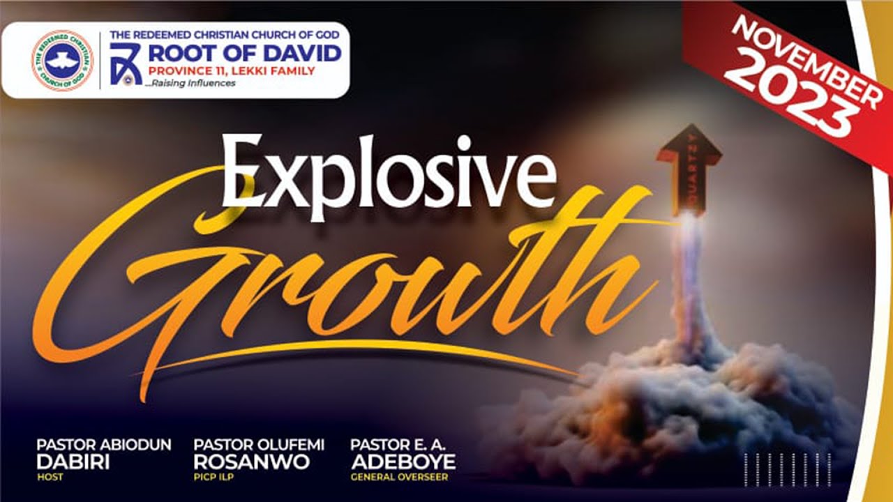RCCG Root of David | 26th November 2023 || EXPLOSIVE GROWTH | Yoruba ...