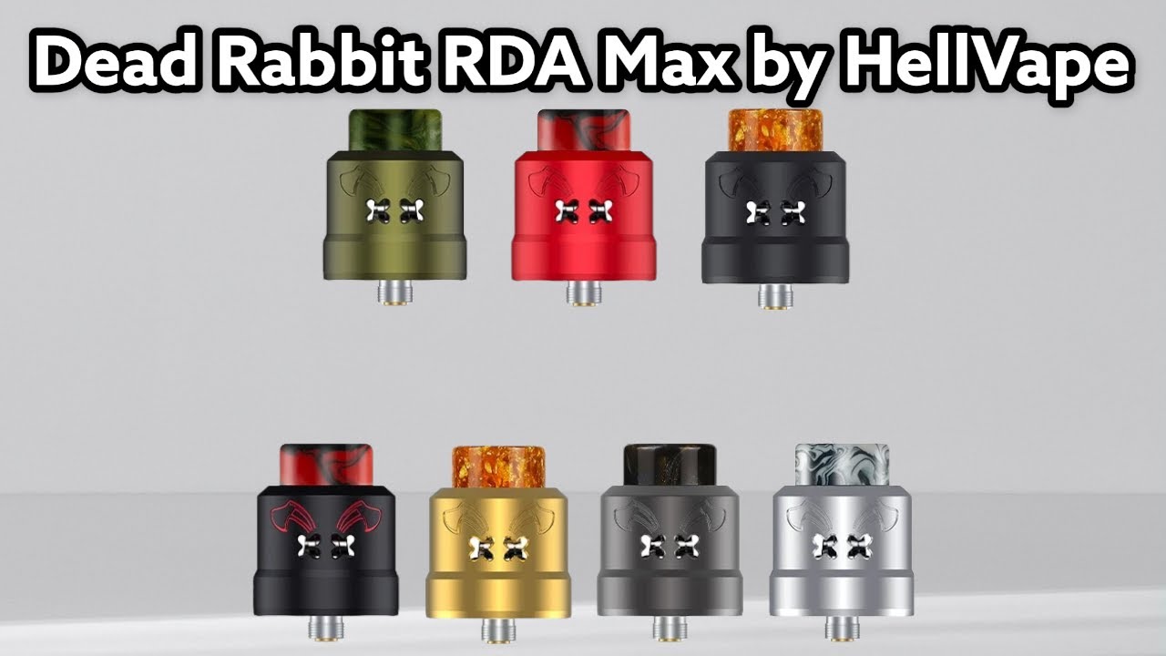Présentation du Dead Rabbit RDA Max de chez Hellvape - YouTube