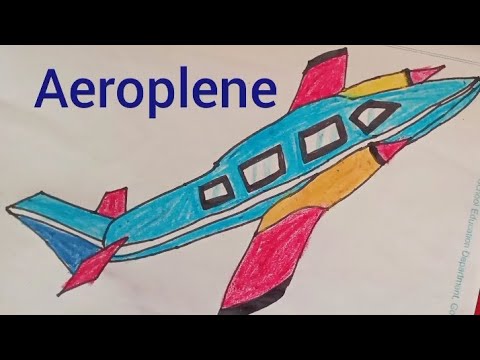 haw to draw aroplane......|| amazing drawing ...|| easy drawing ...