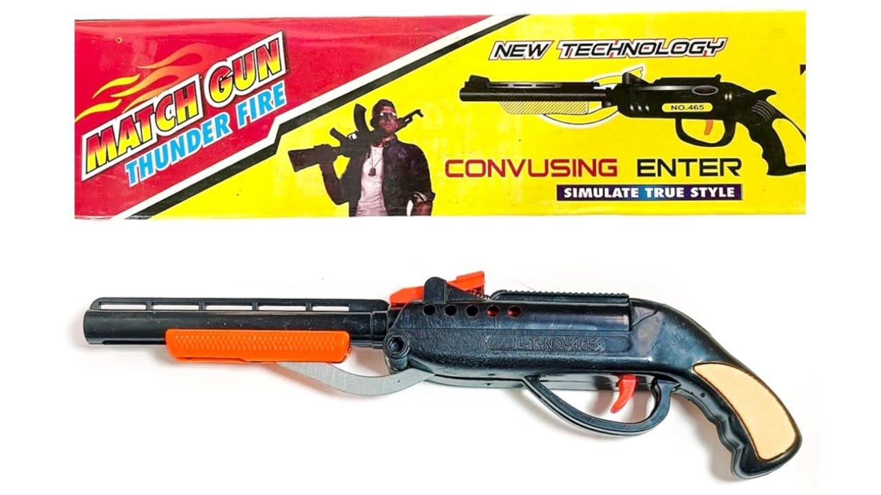 Unboxing and Review of match stick fire pubg toy for kids fun - YouTube