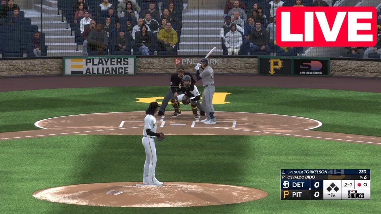 MLB LIVE🔴Detroit Tigers vs.Pittsburgh Pirates-8th April 2024|MLB Full ...