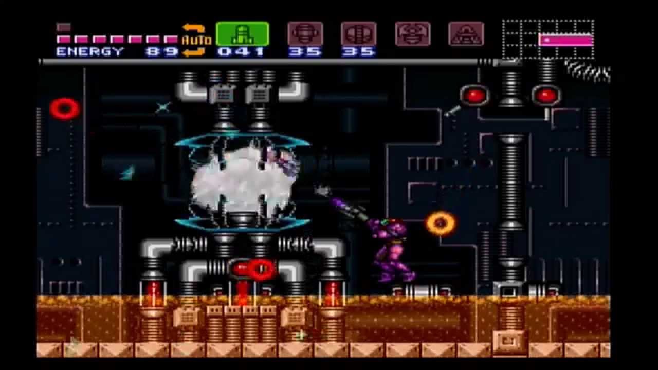 Metroid Week: Super Metroid Final Boss and Ending - YouTube
