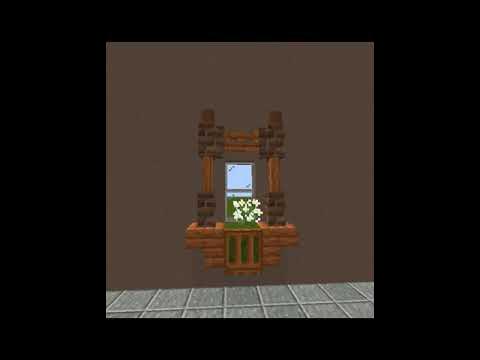 Minecraft - How to make window look better - YouTube