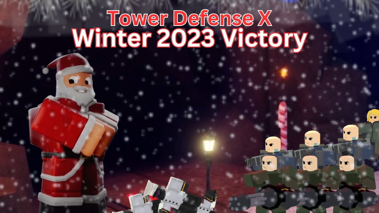 Winter 2023 VICTORY! (Easy Mode) | Tower Defense X (Roblox) - YouTube
