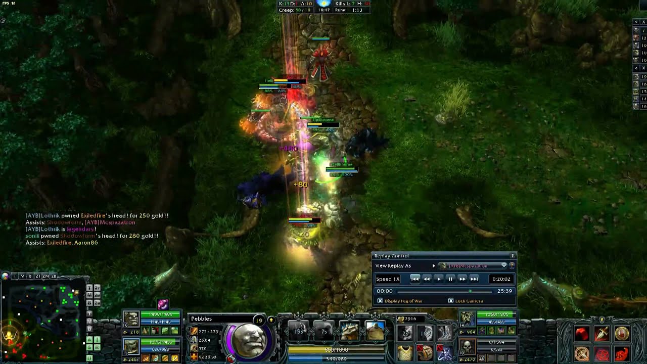 Heroes of Newerth - Pebbles Annihilation + Quad Kill [HD] - YouTube