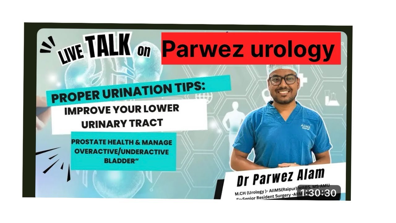 Live webinar on PROPER URINATION TIPS in under active bladder , over ...