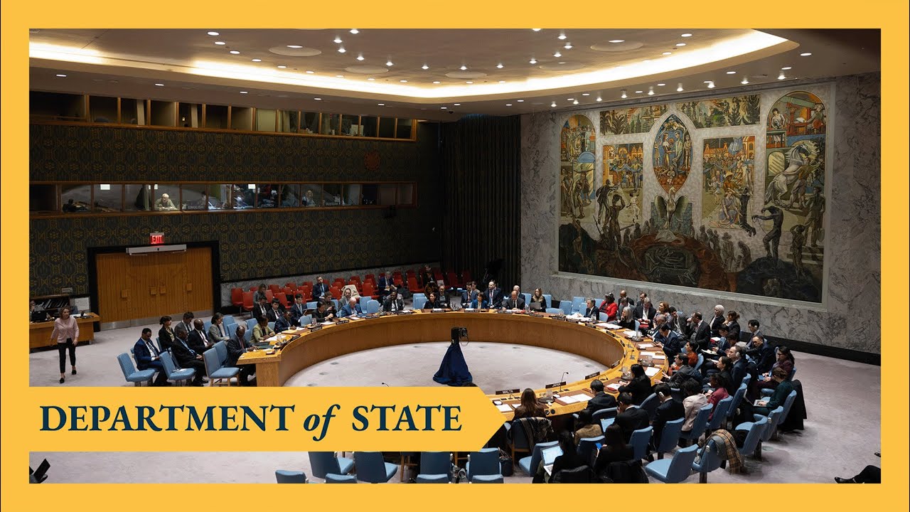 Secretary Blinken participates in a UN Security Council Session on ...