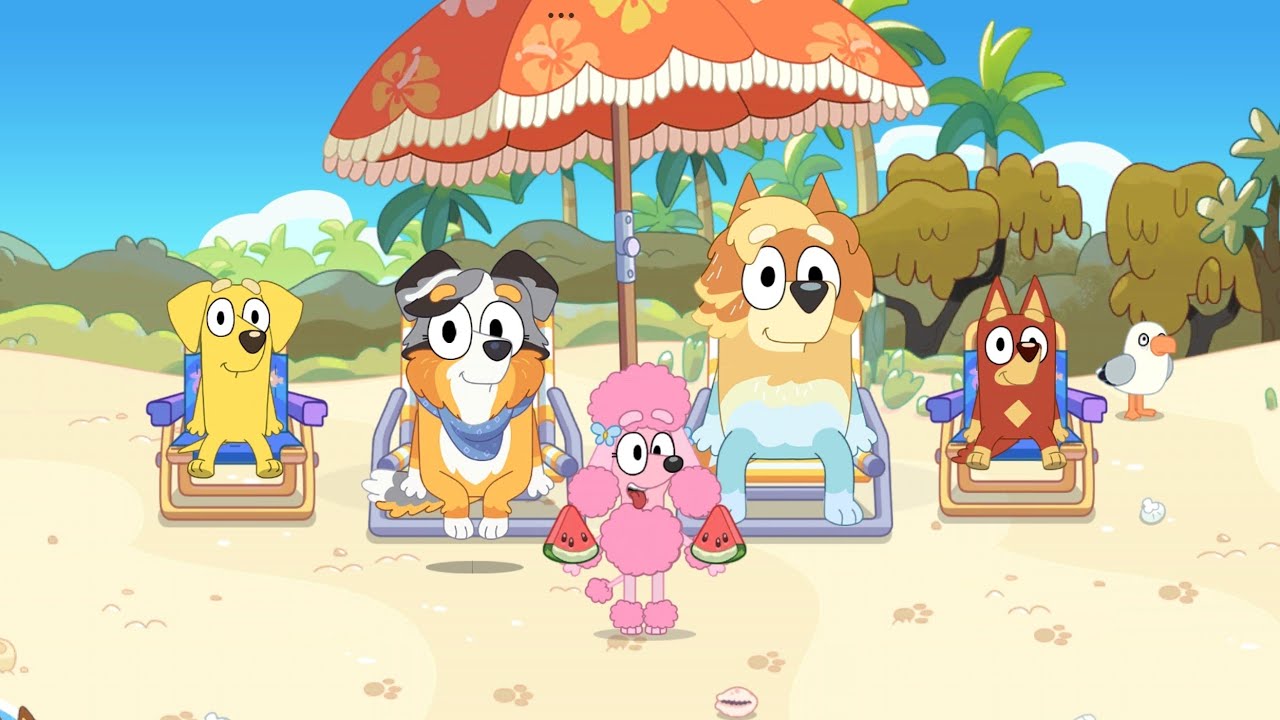 Bluey: Watermelon 🍉 Party On Beach ⛱️ 11 - YouTube