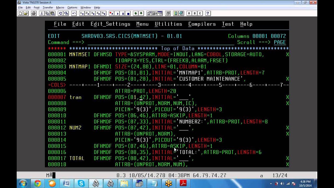 CICS Design screens - YouTube
