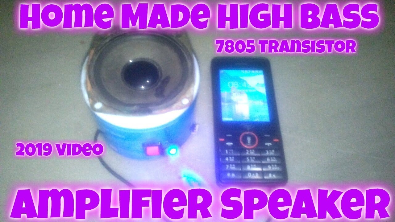 7805 Transistor powerful amplifier full details 2019 - YouTube