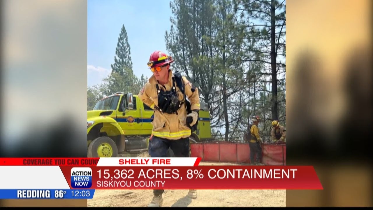 Shelly Fire: 15,362 acres, 8% containment - YouTube