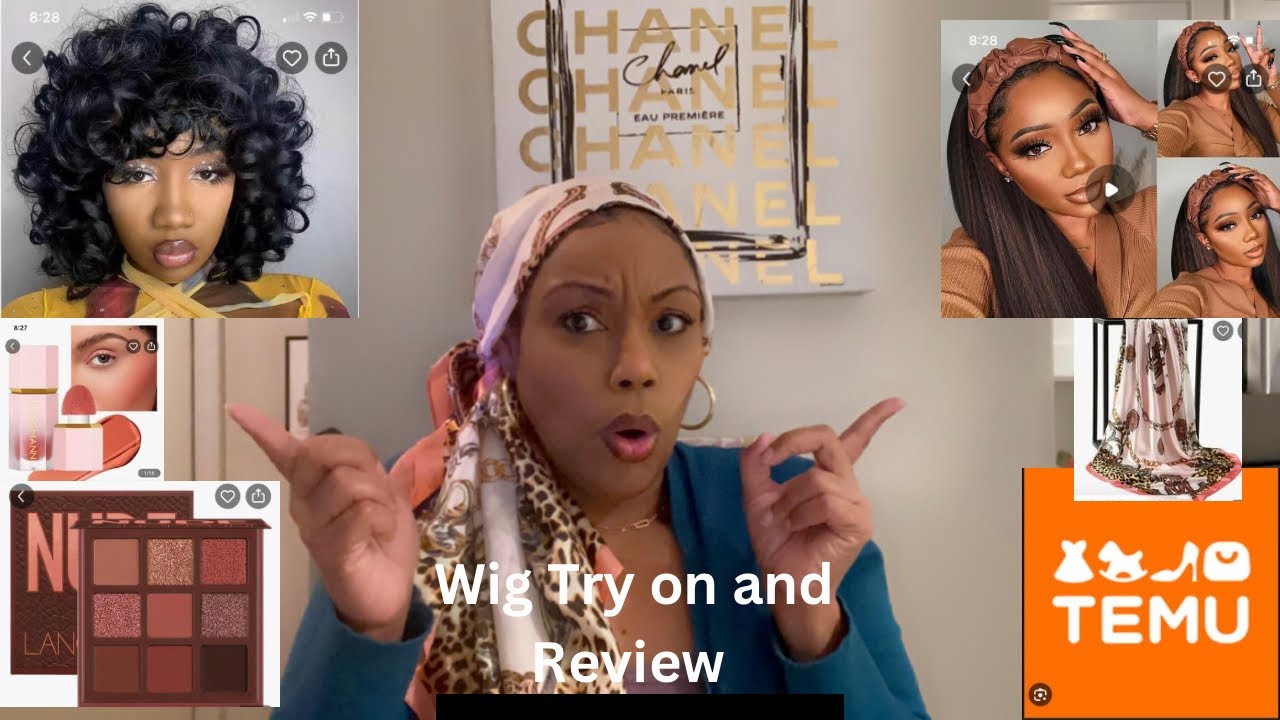 Temu Wigs|Eyeshadow|Blush|Review|Hit or Miss😁😍 - YouTube