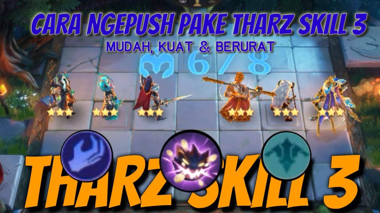 Cara ngepush pake tharz skill 3, pake combo ini aja mudah, kuat dan ...