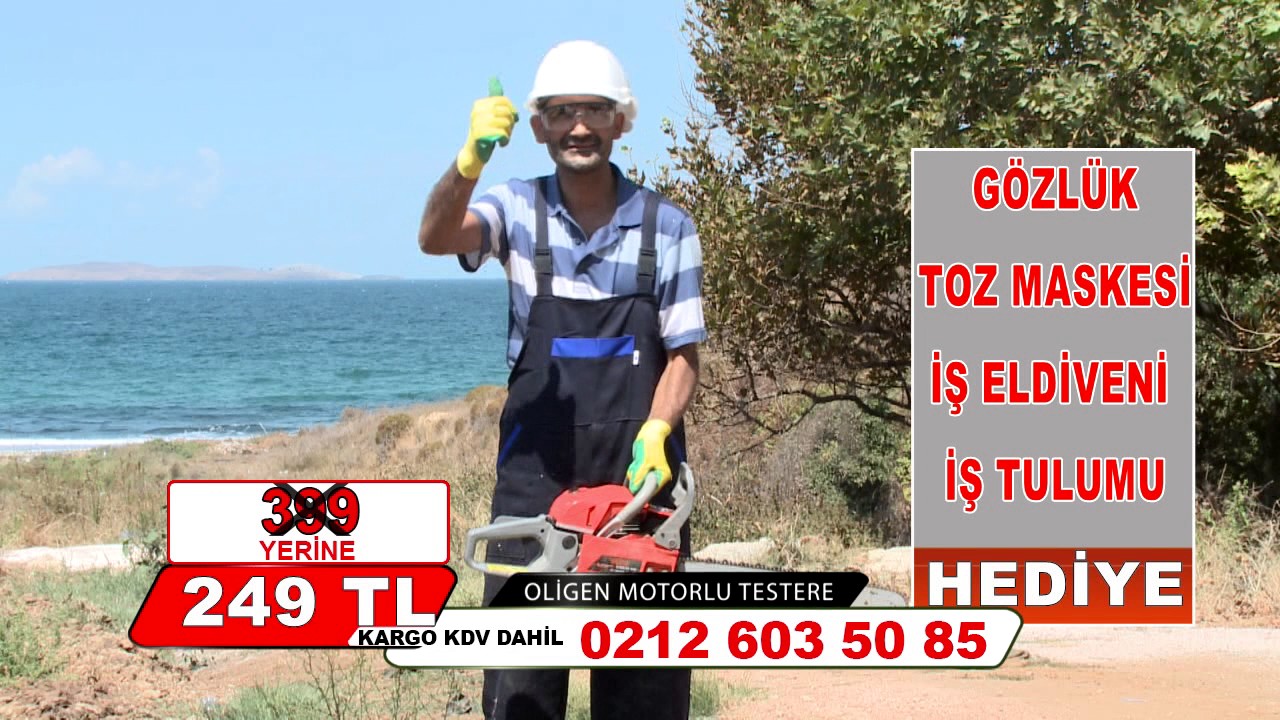 ouligen motorlu testere - YouTube