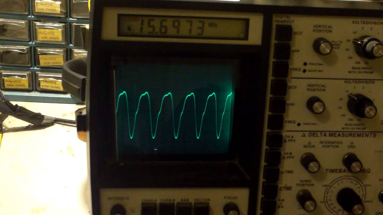 high frequency oscillator - YouTube