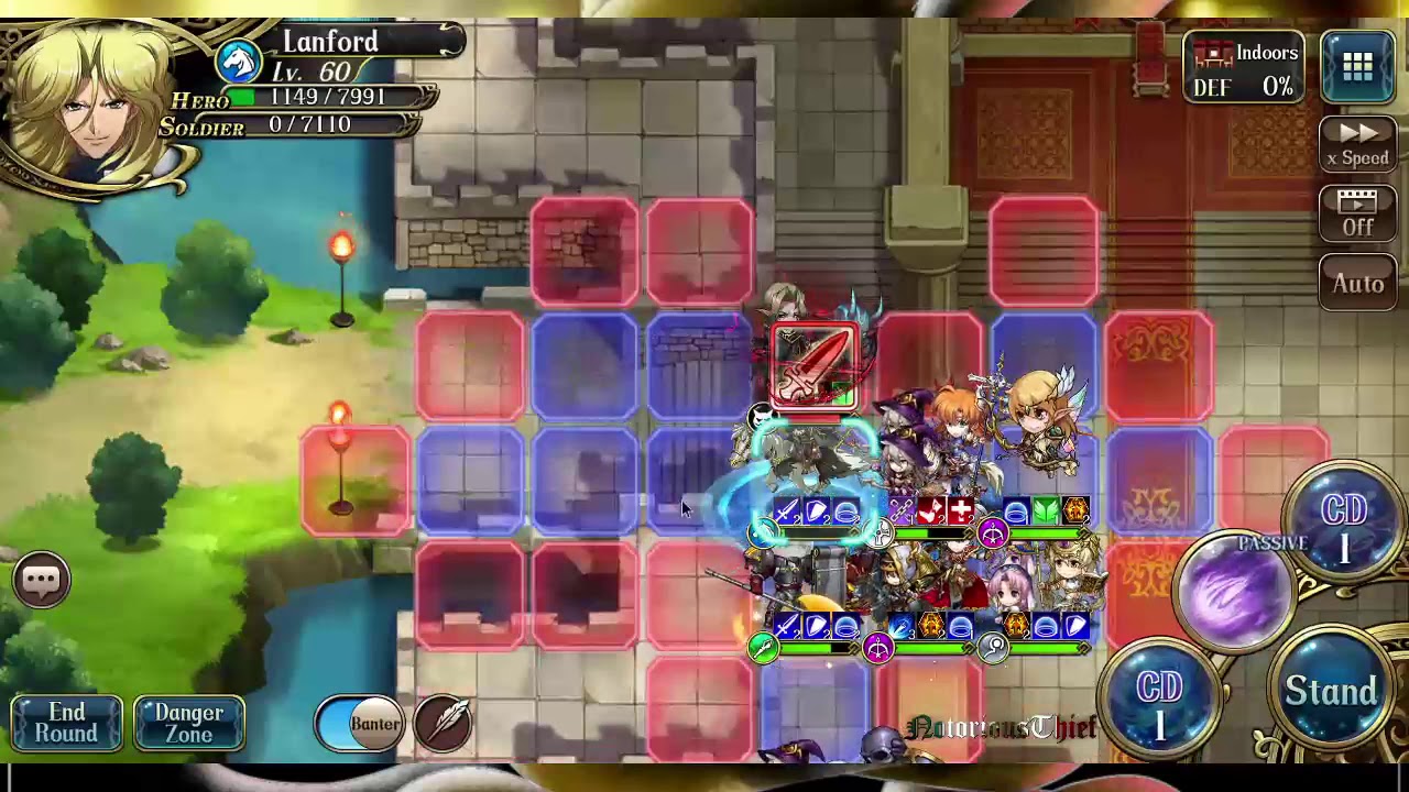 Langrisser Mobile : Sakura Wars Challenge 4 - Intermediate Aid Attack ...