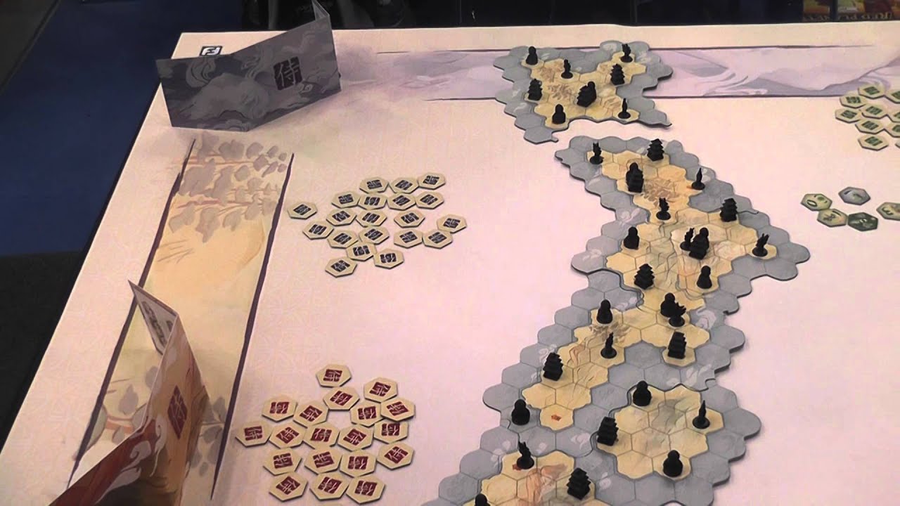 Samurai - Fantasy Flight Edition - Demoed at GenCon 2015 - YouTube