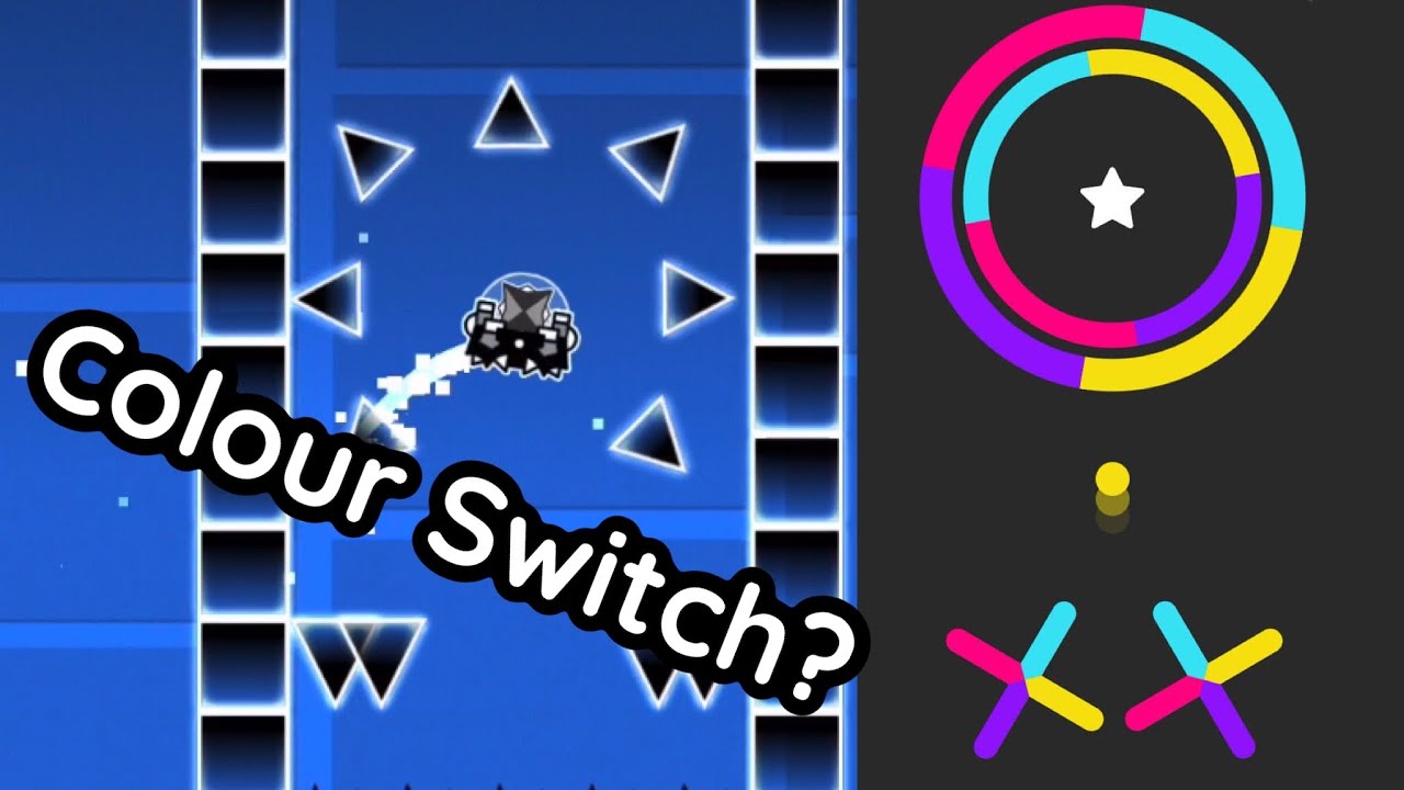 Geometry Dash... Colour Switch? - YouTube