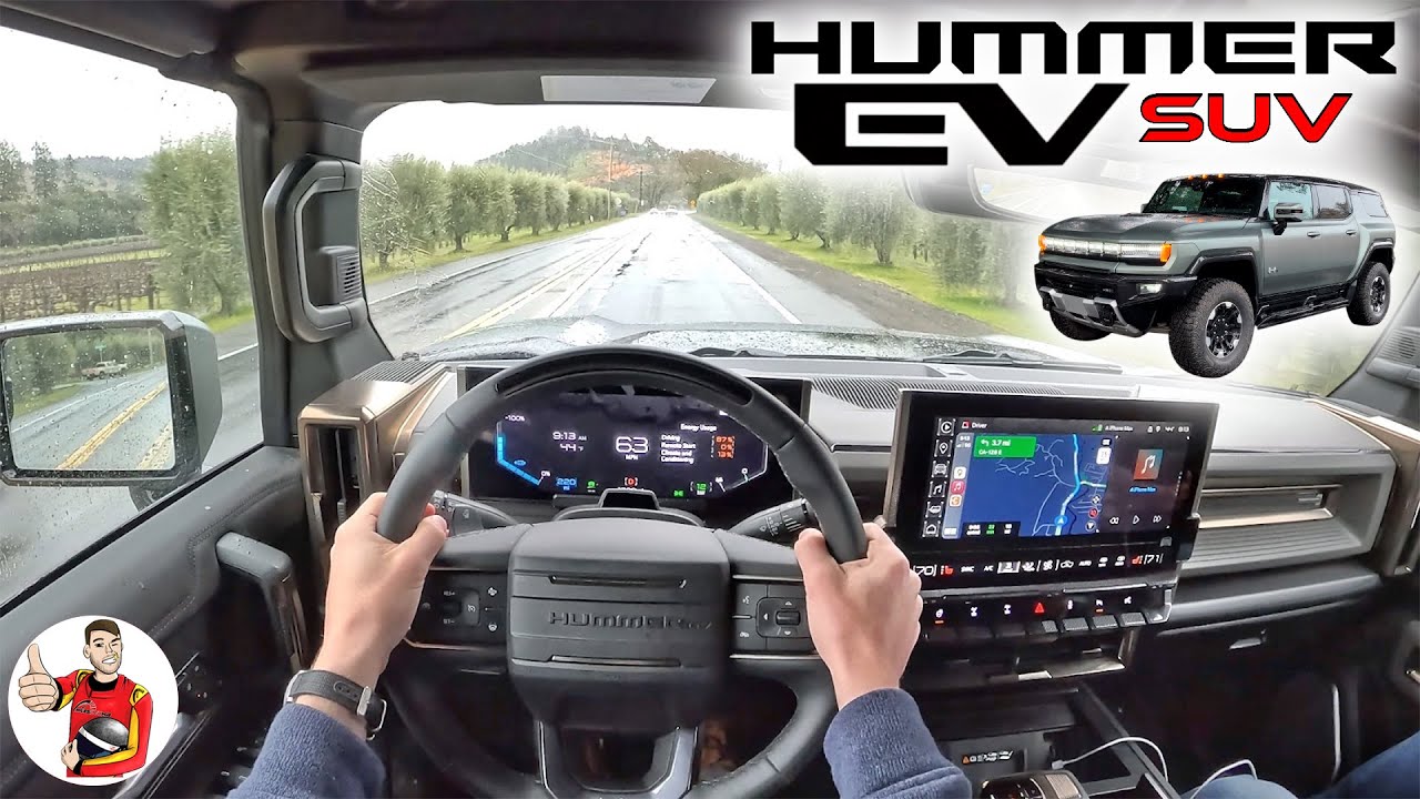 The GMC Hummer EV SUV Will Get You Noticed Anywhere (POV First Drive ...