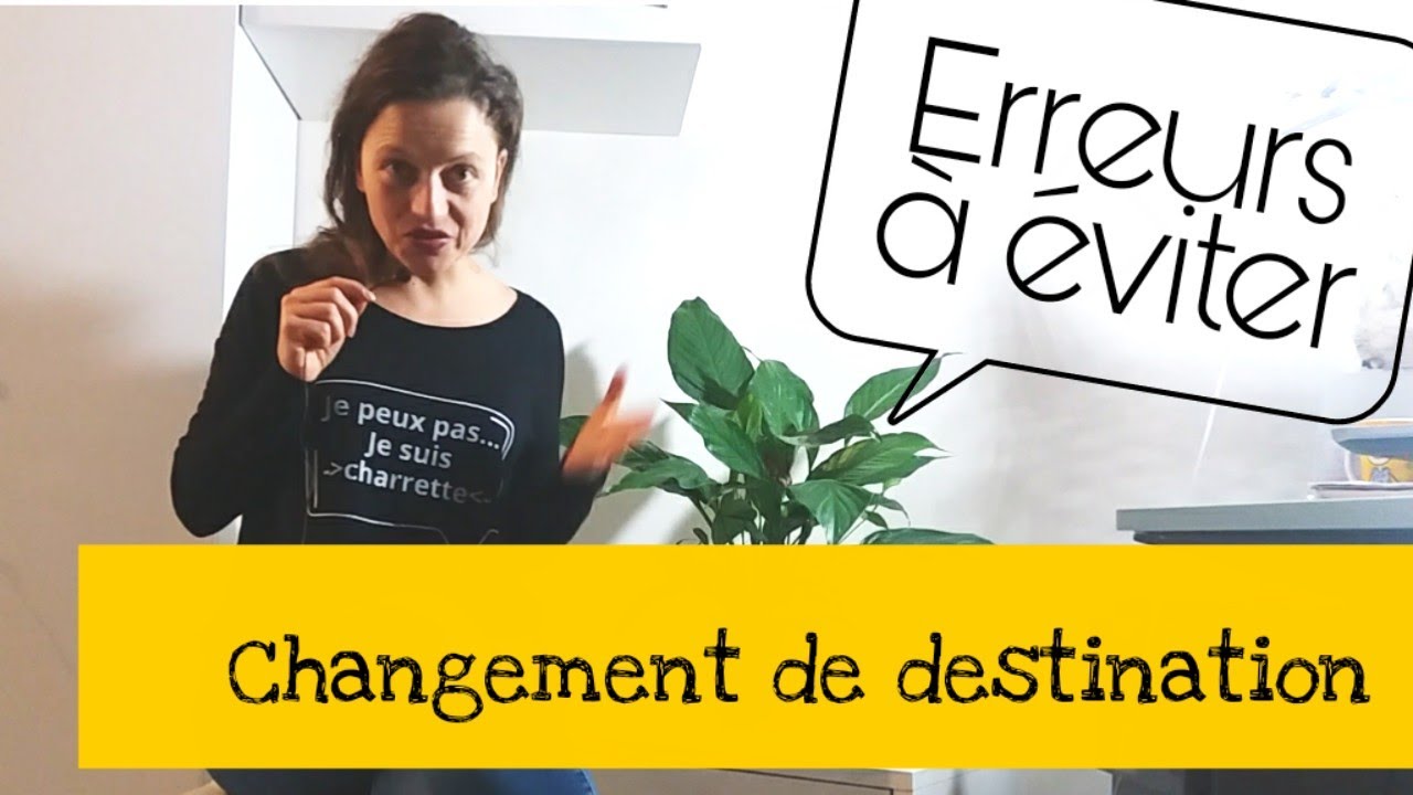 Changement de destination d'un local ou d'une construction [Les erreurs ...