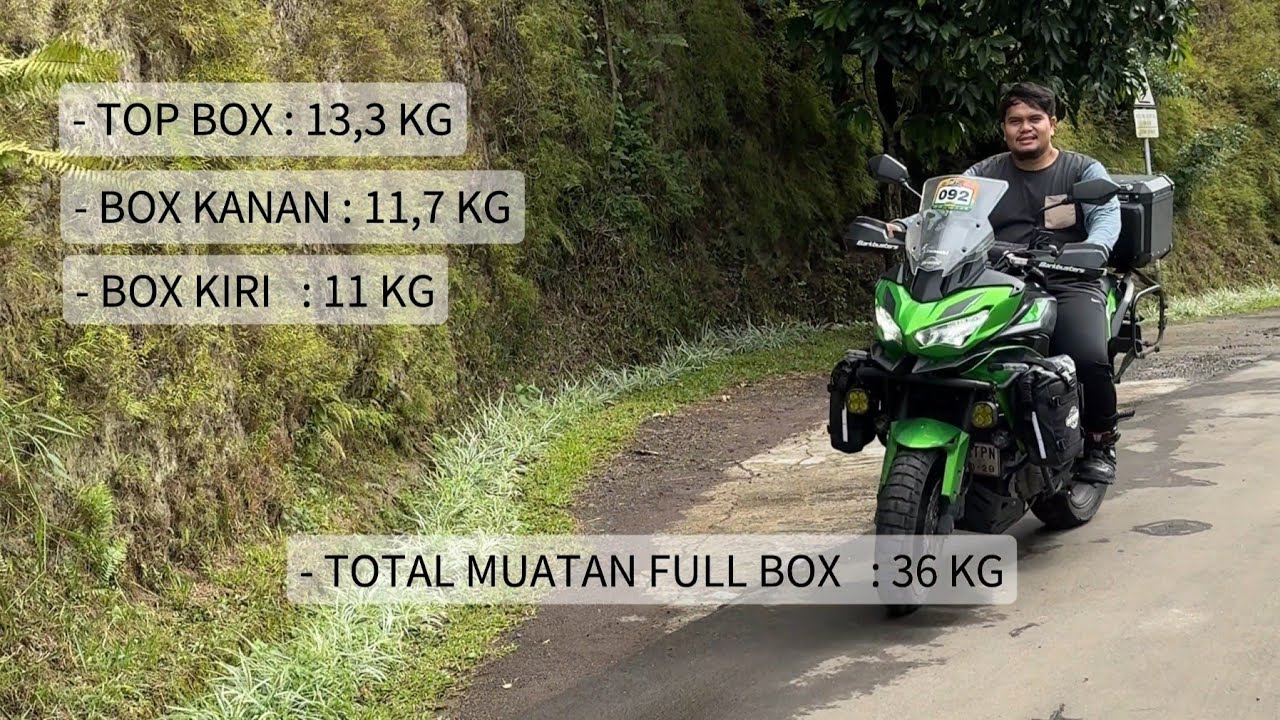 REVIEW MENGHITUNG FULL MUATAN BOX KETIKA TOURING BISA BERAPA BERATNYA ...