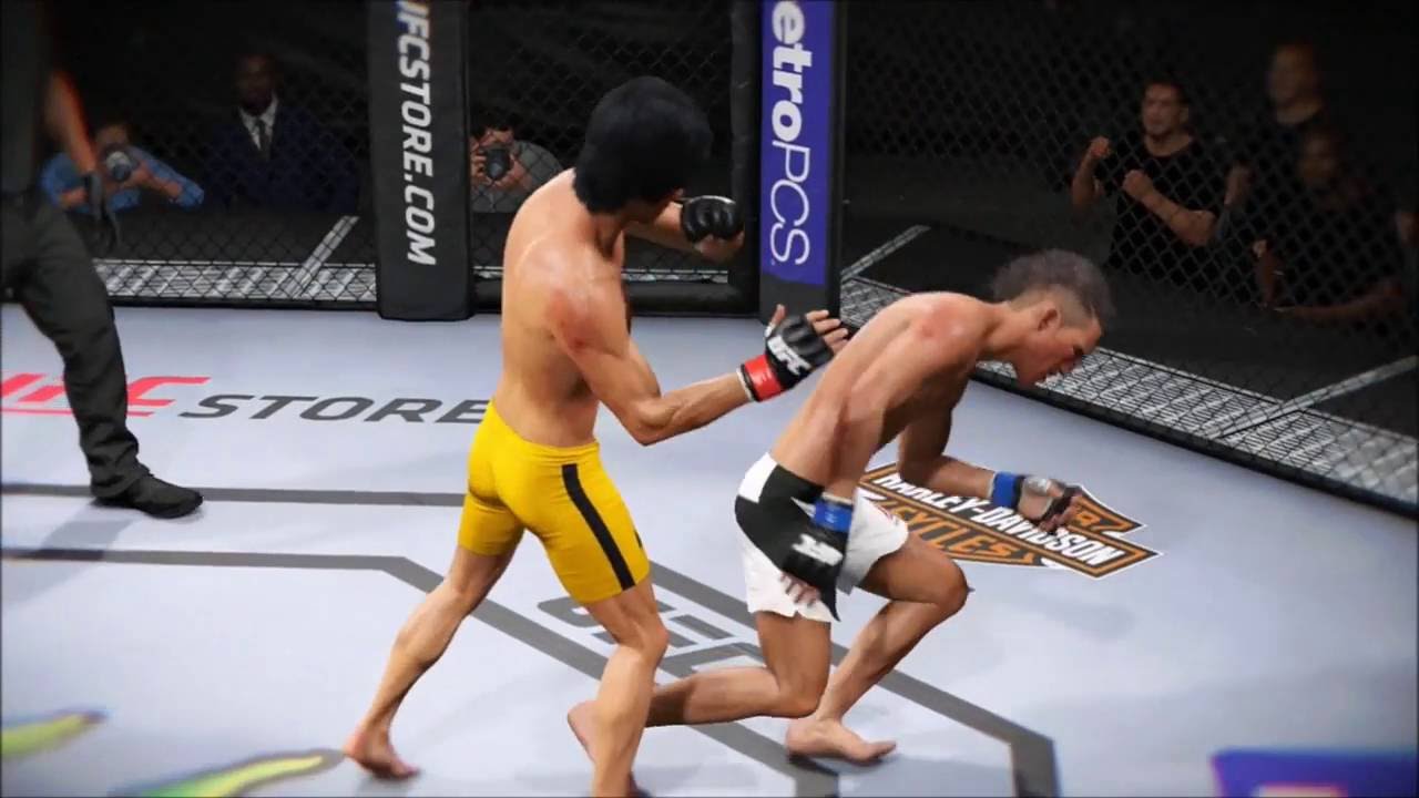 UFC 2 Best Brutal Bruce Lee Online Knockouts | EA Sports - YouTube