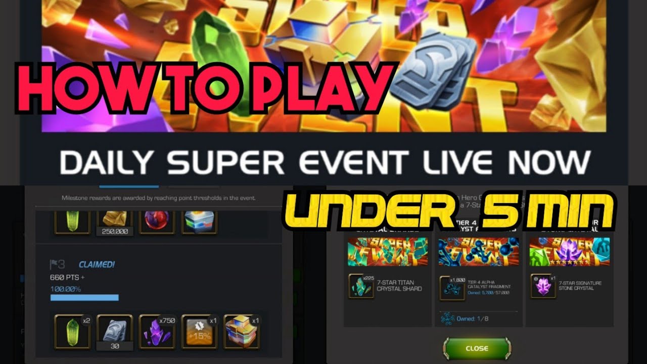 How to Play Daily Super Event Under 5 Min Easily | Great Rewards Daily ...