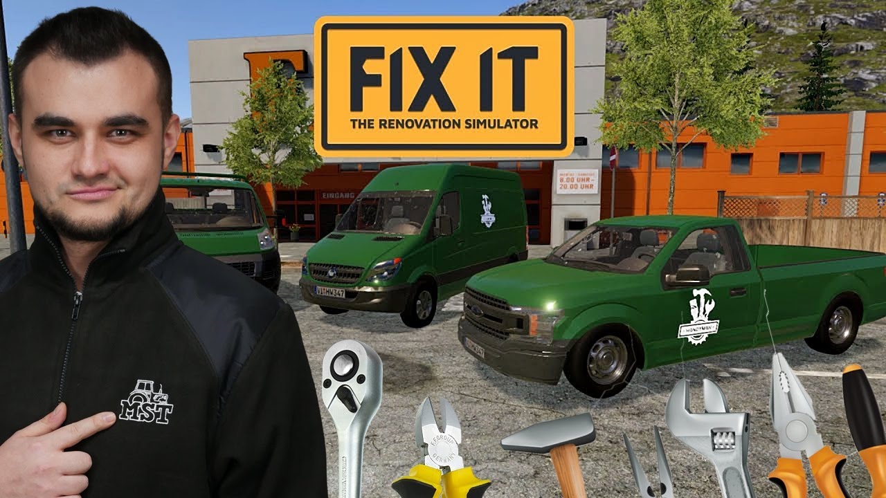 Adam złota rączka ! Fix it - The Handyman Simulator #1 MST - YouTube