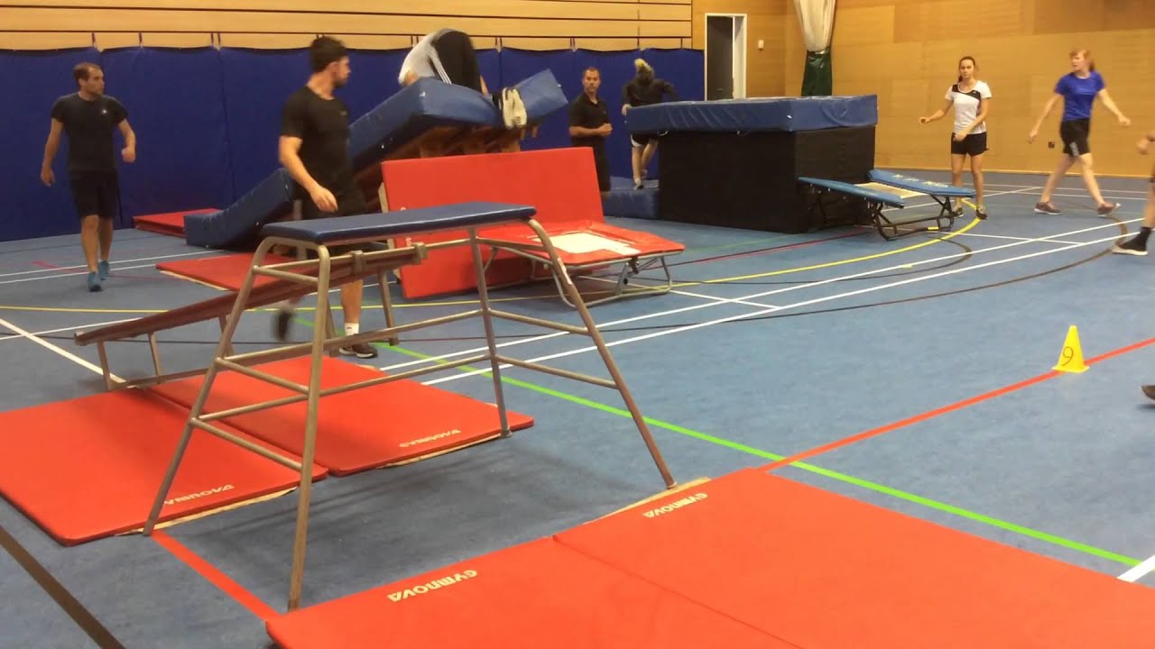 Gymnastics Trampette 17 - YouTube