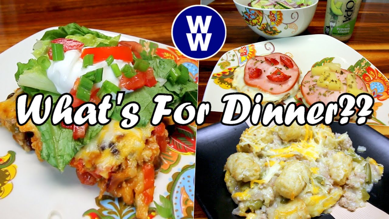 What's For Dinner? #11 | Easy Family Friendly WW Meals | Weight ...