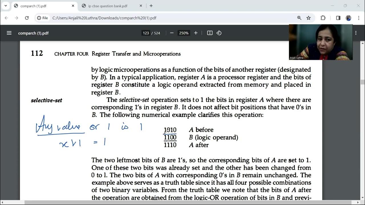 Logical Microoperations and Shift Operations | Computer System & Architecture | CAO | CSA - YouTube