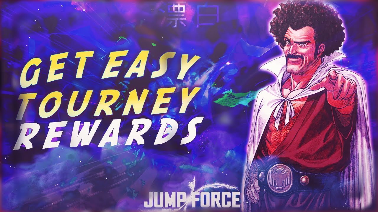 HOW TO GET TOURNAMENT POINTS AND REWARDS EASY IN JUMP FORCE (NO ...